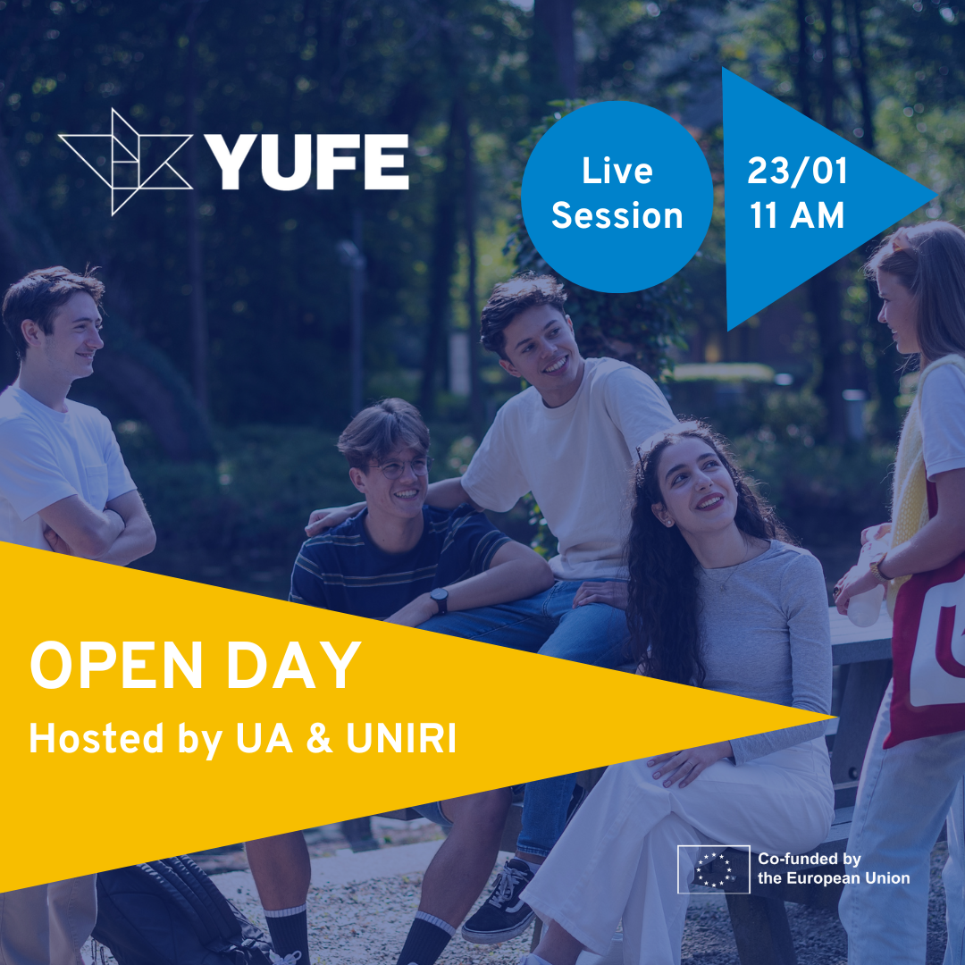Welcome to YUFE, Young Universities for the Future of Europe